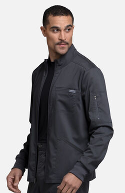 Men's Scrub Jacket & Vests - Zip Up Warmup Jacket | Cherokee