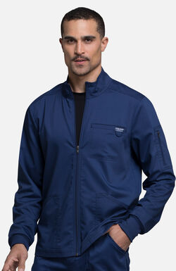 Men's Scrub Jacket & Vests - Zip Up Warmup Jacket | Cherokee