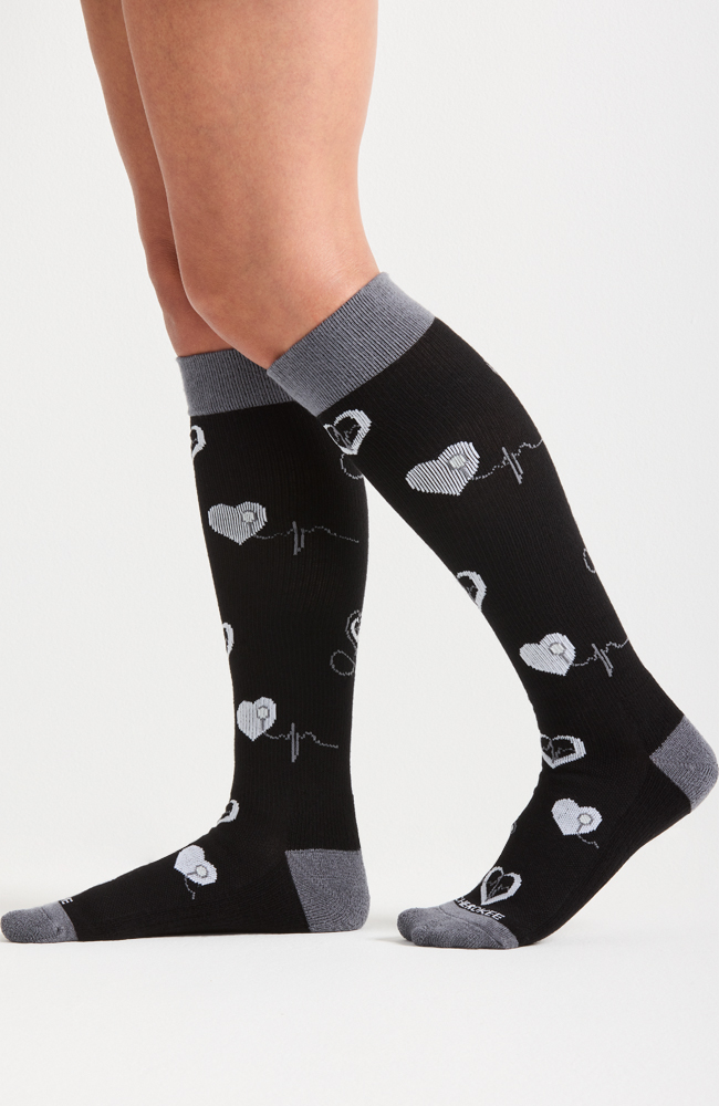 Women's Luxe Support 15-20 mmHg Compression Sock | Cherokee Uniforms