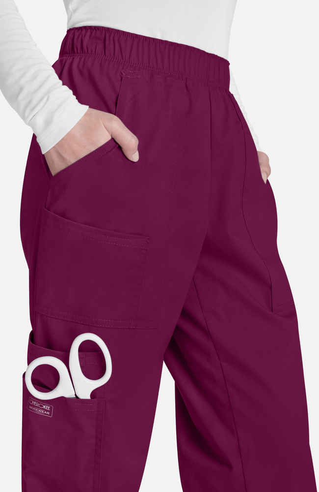 Women's Elastic Waist Scrub Pant | Cherokee Uniforms