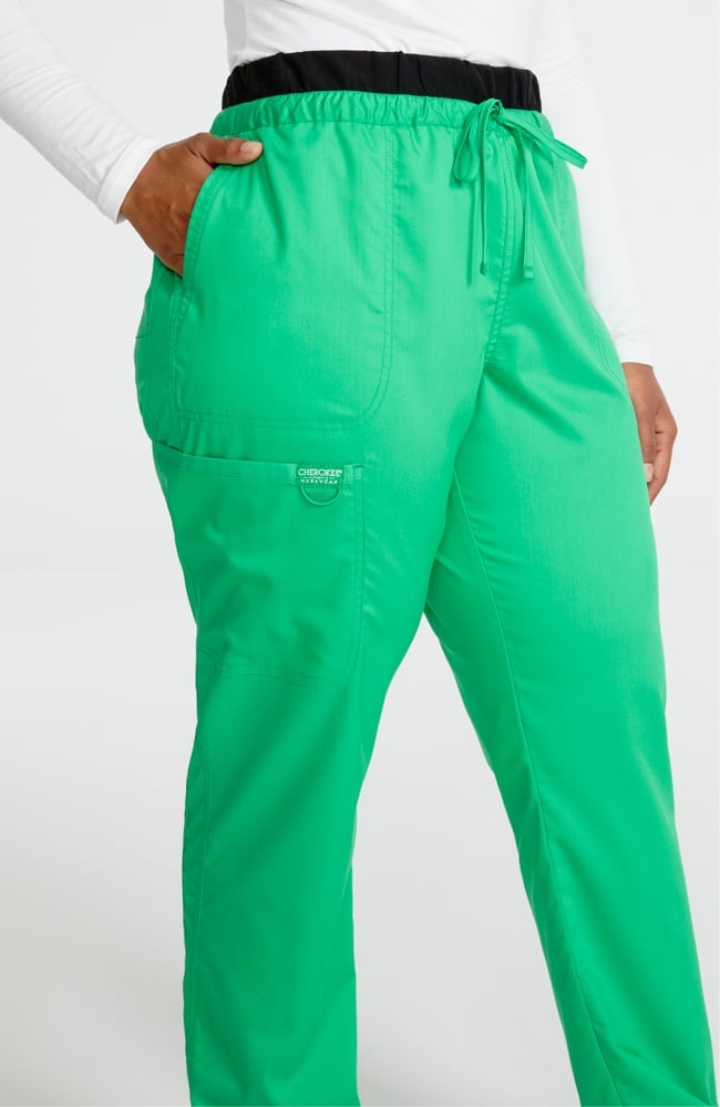 Clearance Women's Tapered Leg Drawstring Scrub Pant | Cherokee Uniforms