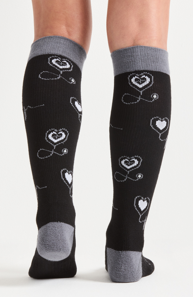 Women's Luxe Support 15-20 mmHg Compression Sock | Cherokee Uniforms