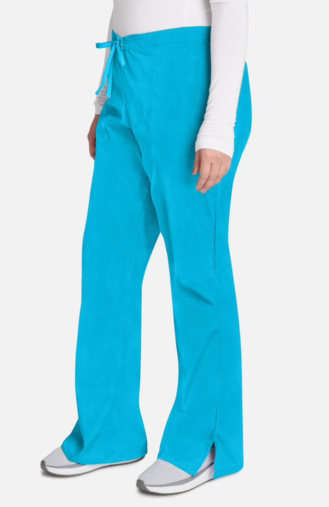 Women's Natural Rise Flare Leg Drawstring Pant | Cherokee Uniforms