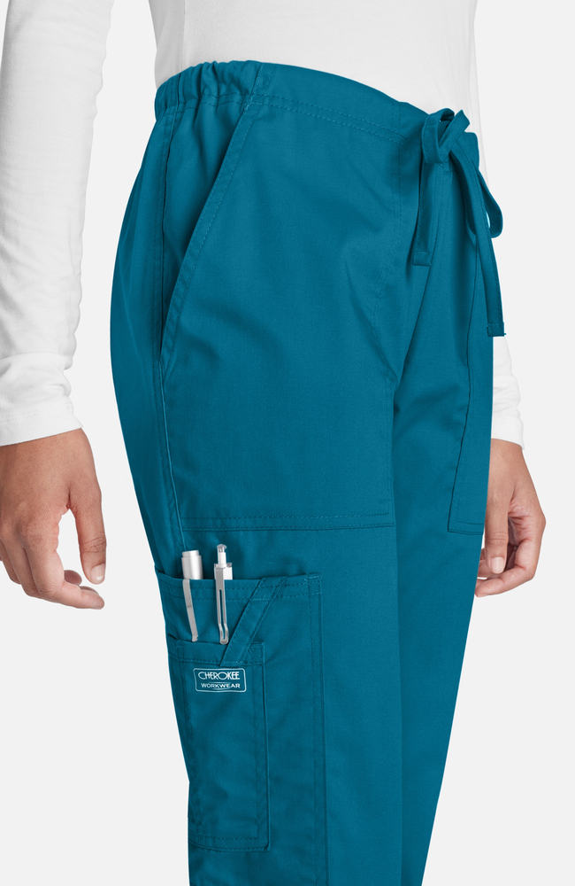 Women's Flare Leg Drawstring Scrub Pant | Cherokee Uniforms